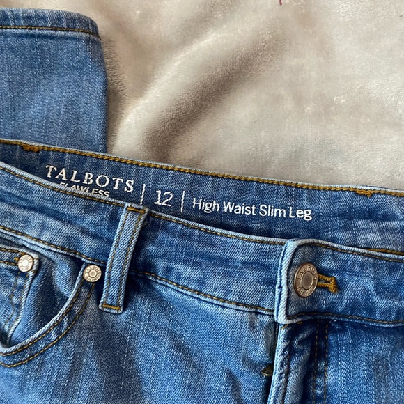 Talbots | Jeans | Talbots Flawless High Waist Slim Leg Jeans Size 2 ...